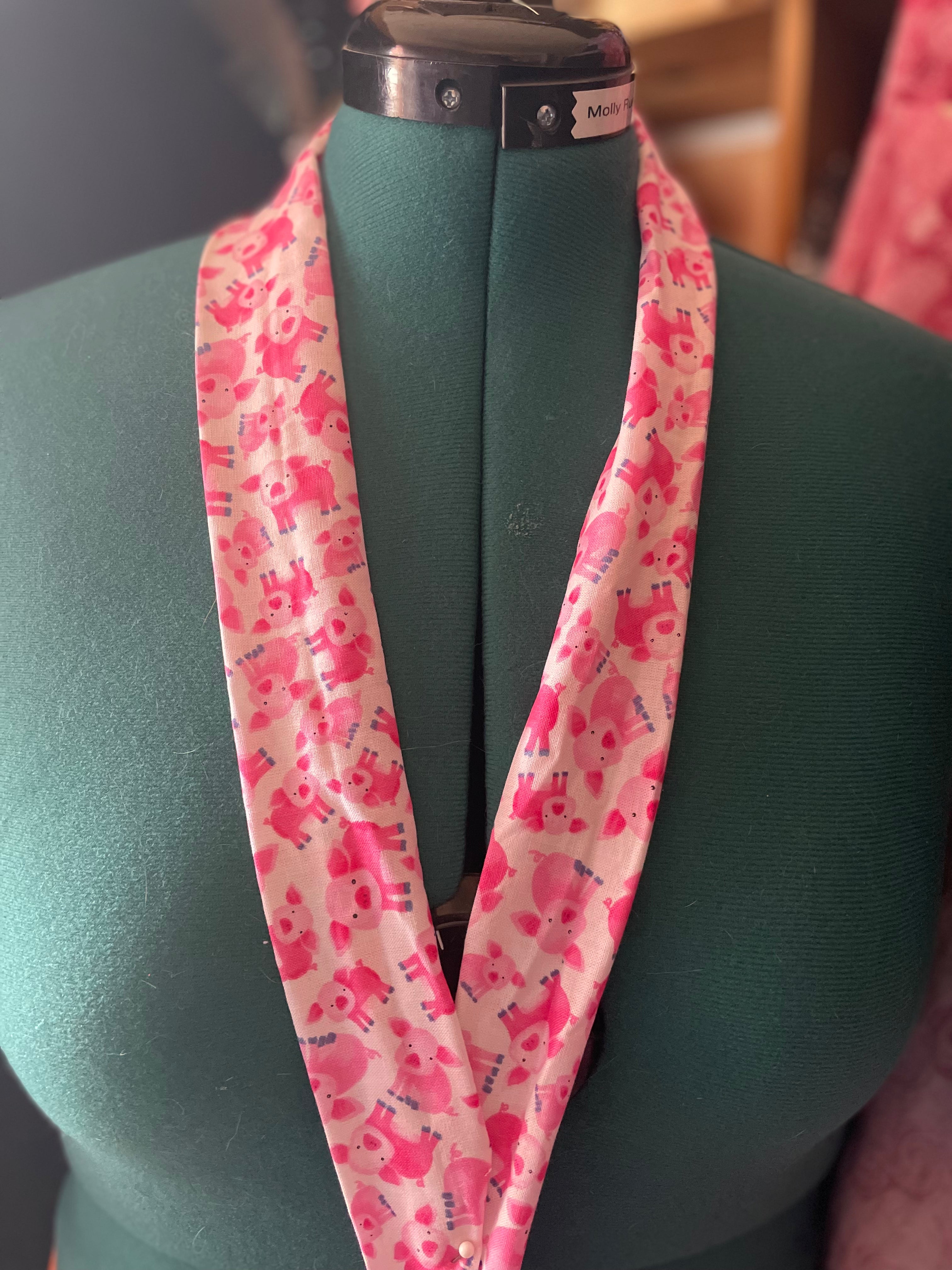 Lanyard(Hot pink Pigs) – Monica Rue Designs